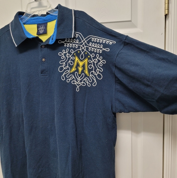 mecca | Shirts | Vintage Mecca Blue Polo | Poshmark